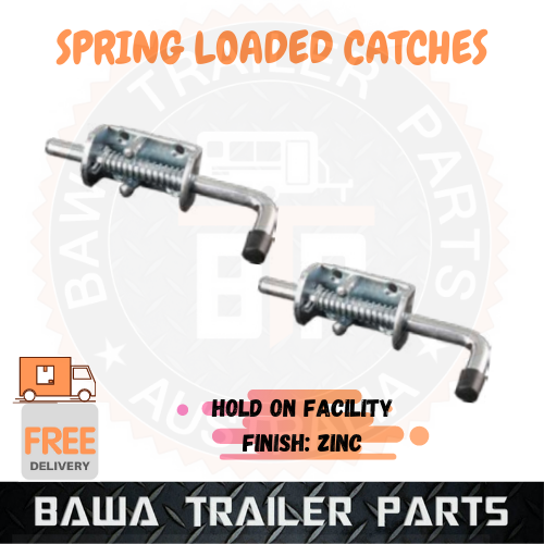 Spring Loaded Catches Zinc With Hold On Facility 12 x 170mm Truck ...