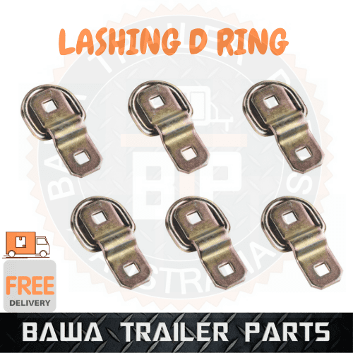 LASHING D RING ZINC PLATED TIE DOWN POINTS TRAILER SURFACE MOUNT TIE ...