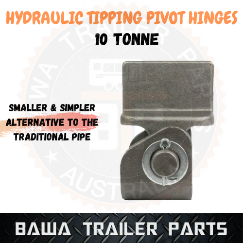 2 x Hydraulic Tipper Trailer Hinges 10 Tonne Tipping Rear pivot hinge ...