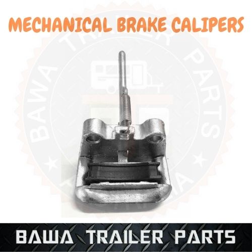 2 x Mechanical Disc Brake Callipers Galvanised with bushes and Brake ...