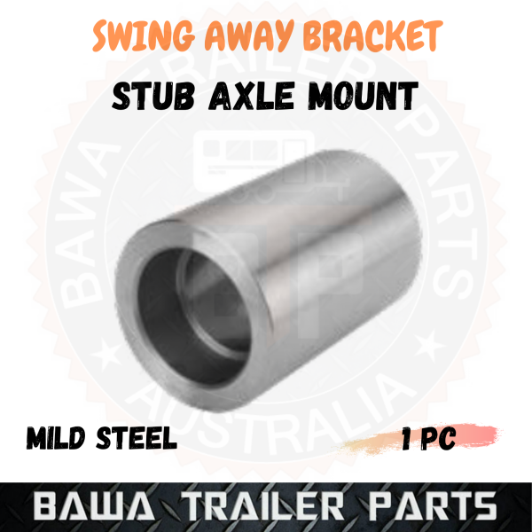Swing Away Spare Wheel Bracket Stub Axle Mount Mild Steel Bearing ...