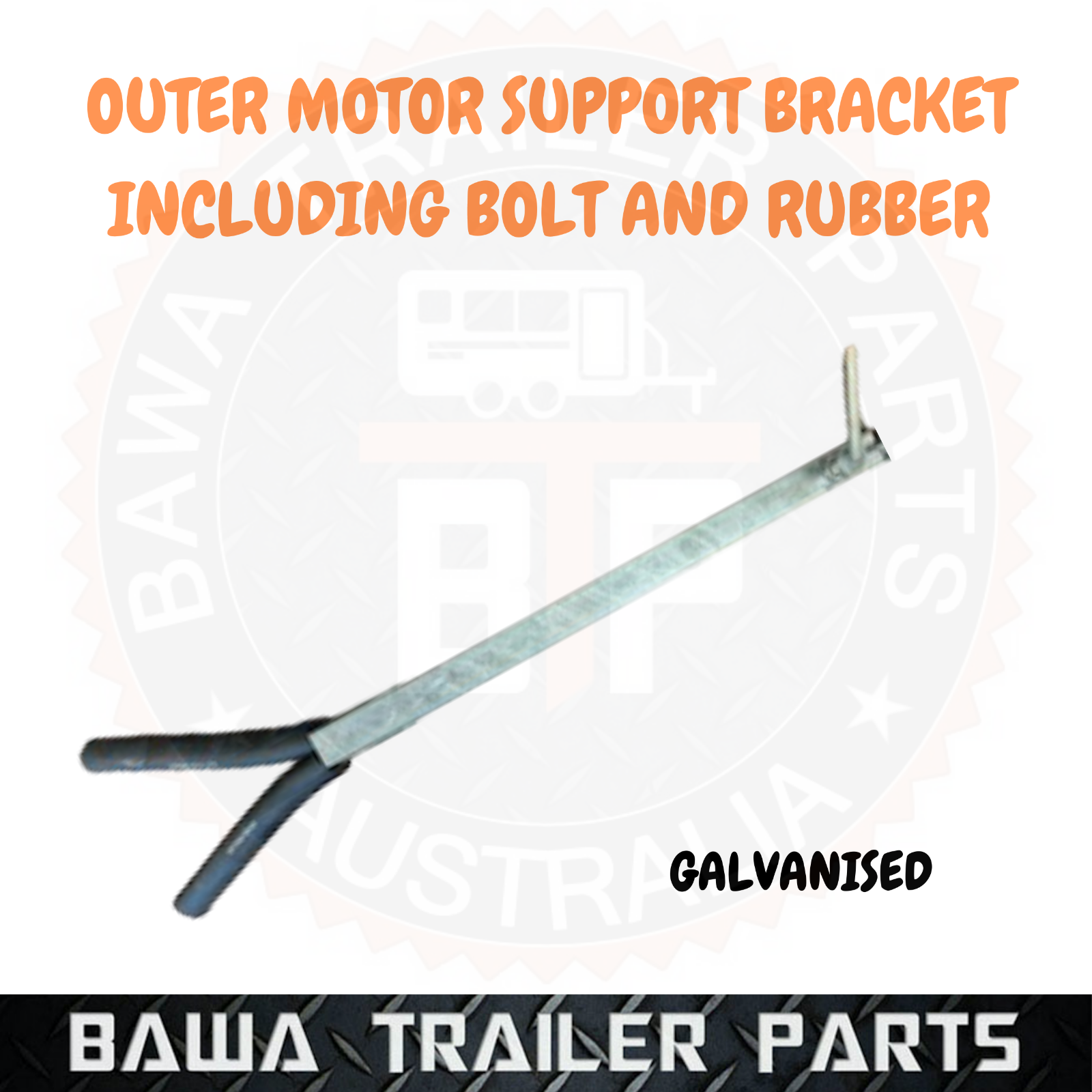 1 x Outer Motor Support Bracket including only Bolt and Rubber - Bawa ...