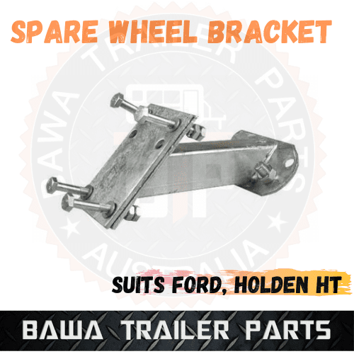 Spare Wheel Bracket - Galvanised - Bawa Trailer Parts